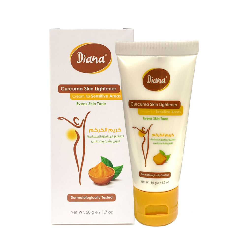 Diana Turmeric Brightening Cream for Sensitive Areas 50g | Underarm ...