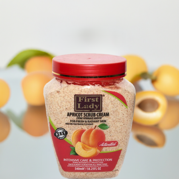 First Lady Apricot Clarifying Scrub for Face & Body | Skin lightening ...