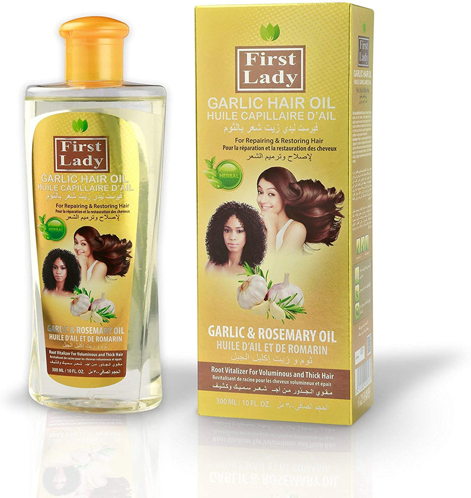 First Lady Herbal GARLIC Hair Oil | Skin lightening, moisturising ...