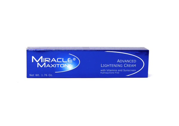 Miracle Maxitone Advanced Lightening Cream with Vitamins and Sunscreen ...
