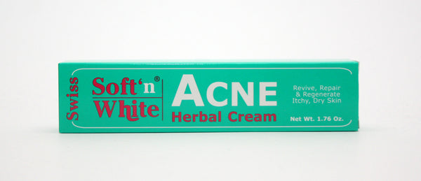 Soft N White Swiss Acne Herbal Cream 50g | Skin lightening ...
